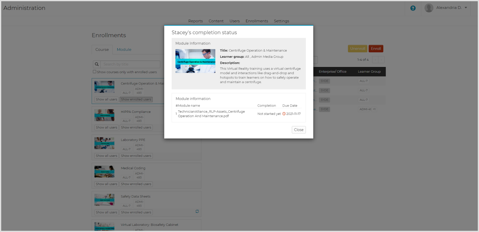How to Set Due Dates and Due Date Notifications for Courses and Modules