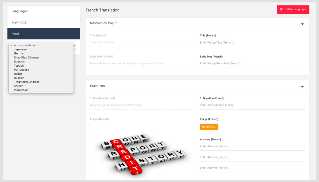 How do I create a game?