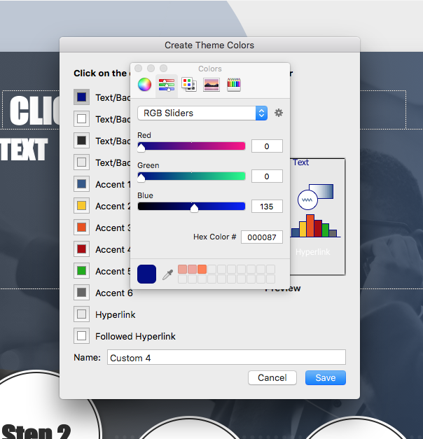 How to Edit/Change Template Theme Fonts & Colors
