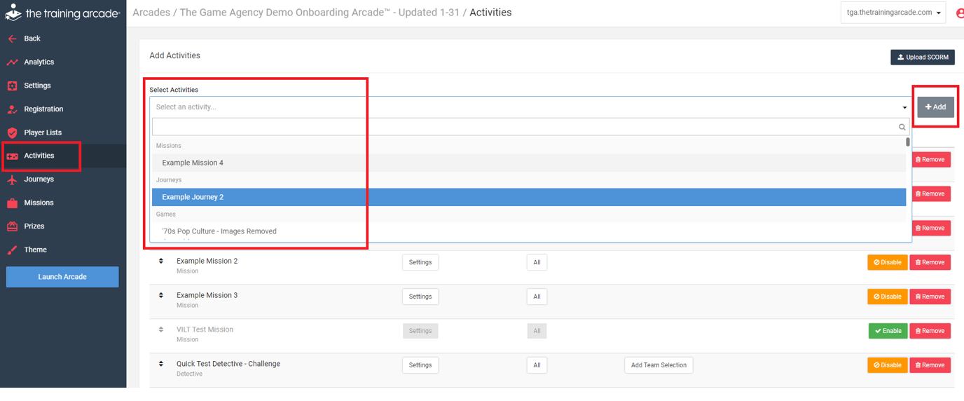How can I see a Journey that I created?