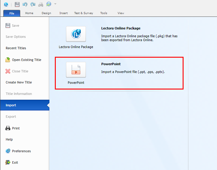 How to Import a Microsoft PowerPoint Presentation into Lectora Desktop ...