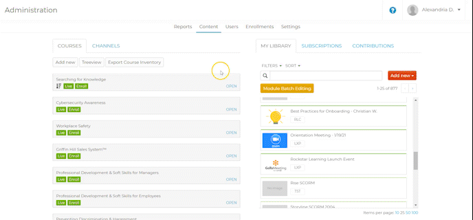 How to Add a Module to a Course