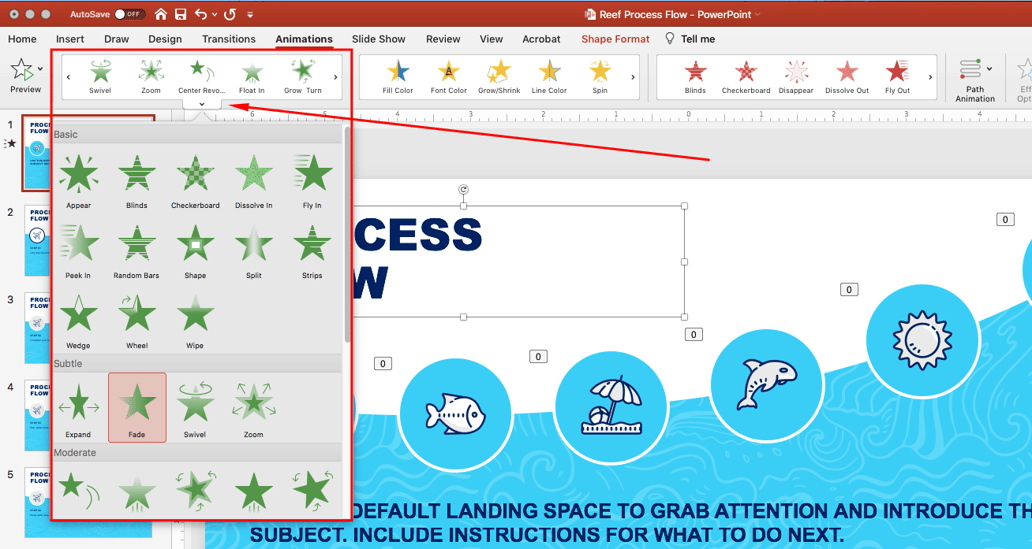 How to Edit Animations