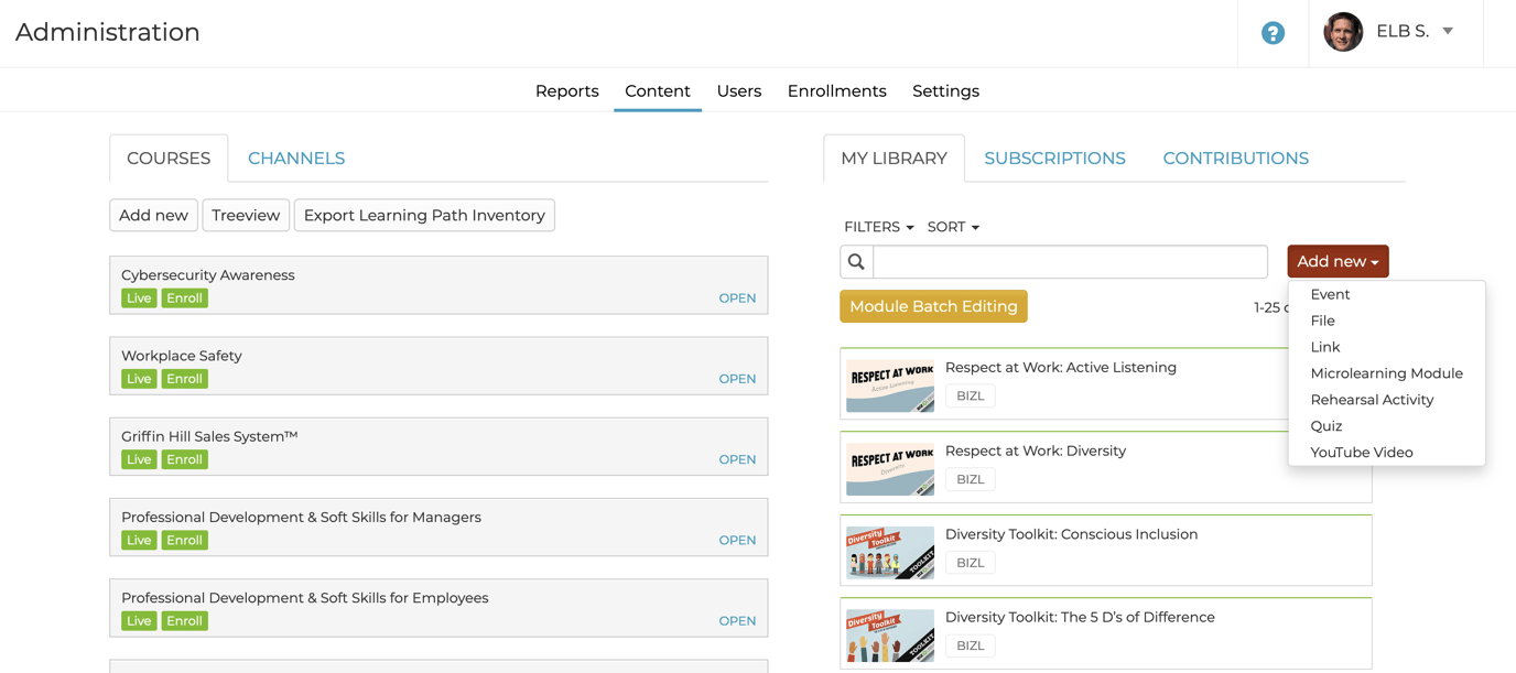 Creating and Editing a Microlearning Module