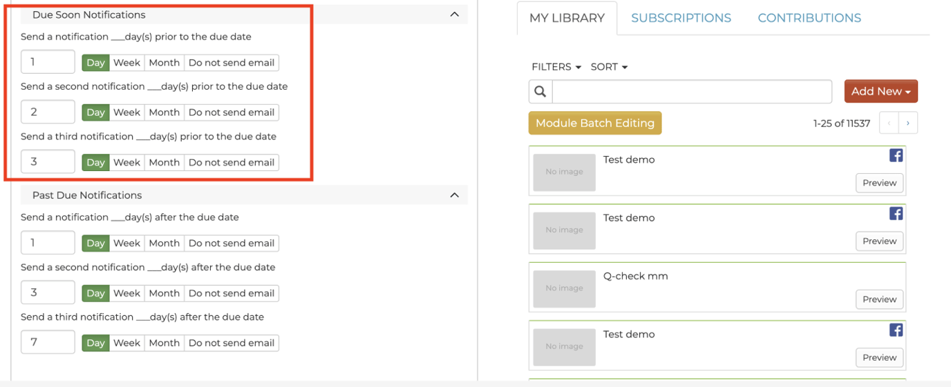 How to Set Due Dates and Due Date Notifications for Courses and Modules