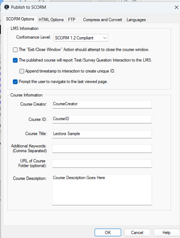 SCORM 101 and a Lectora How-To